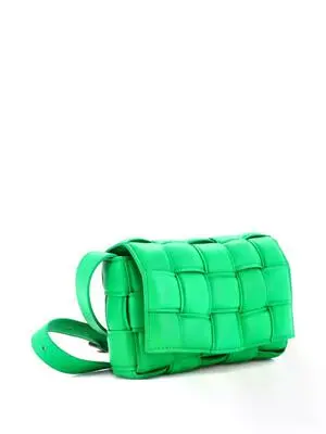 Bottega Veneta Cassette Padded Maxi Intrecciato Leather Small Crossbody Bag