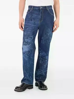 Roberto Cavalli Dragon-motif Jeans