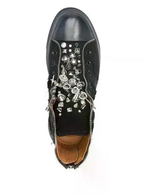R13 Zip-detail Sneakers