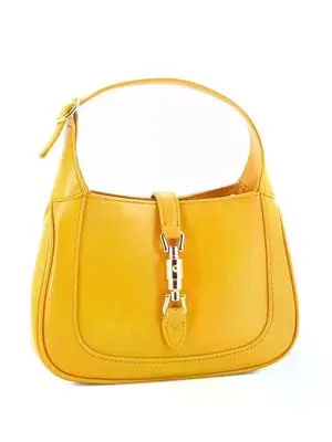 Gucci Jackie 1961 Leather Mini Hobo Bag - Yellow
