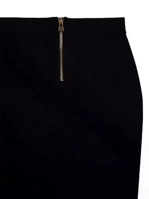 Balmain Button-detailed Midi Skirt