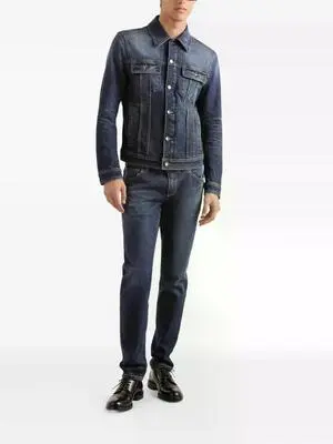 Dolce & Gabbana Button-fastening Jacket - Blue
