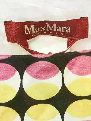 Max Mara Dot-print Midi Dress