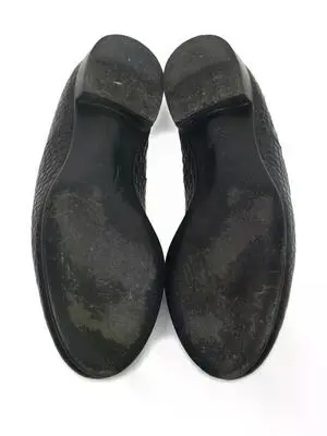 GIUSEPPE ZANOTTI Crocodile-embossed Leather Loafers