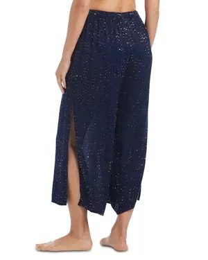 BLEU BY ROD BEATTIE Sequin Side Slit Cover Up Pants