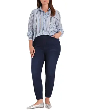 NIC+ZOE Plus Drifty Painted Stripe Shirt