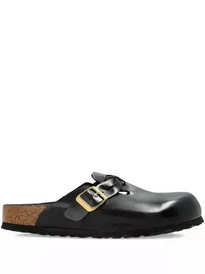 Birkenstock Gold Tone Mules Clogs For Women