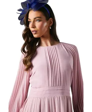 Coast Placement Print Pleat Dress