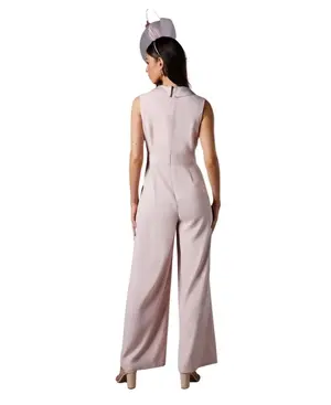 Coast Crepe V-neck Wrap Jumpsuit