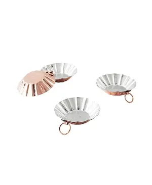 COPPERMILL KITCHEN Cmk French Inspired Tartlet Moulds Set Of 2 - Copper
