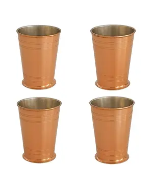 COPPERMILL KITCHEN Cmk Vintage Inspired Cocktail Tumblers, Set Of 4 - Copper