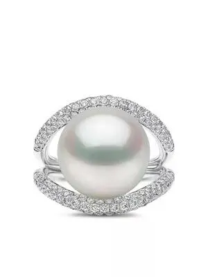 Yoko London Duchess Diamond And Pearl Ring