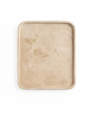 ANDJACOB Less Is More Multi-use Tray - Travertine Marble