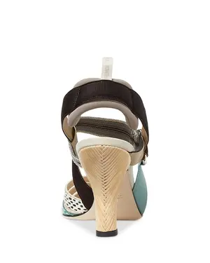 Fendi Colibri Ff High Heel Slingbacks