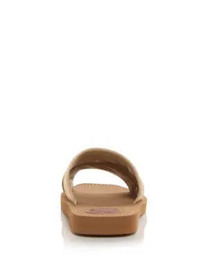 Chloé Woody Slide Sandals - Light Sand