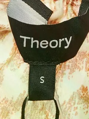 Theory Tie-detail Printed Top