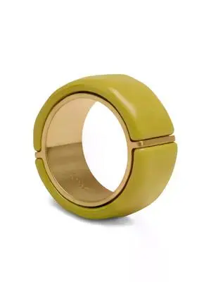AMI Paris Hammered Lacquered Resin Ring