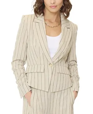 Central Park West Notched Lapel Blazers For Women