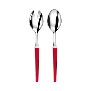CAPDECO Quio Collection Salad Server Set - Grenadine