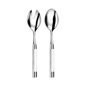 CAPDECO Conty Collection Salad Servers - White