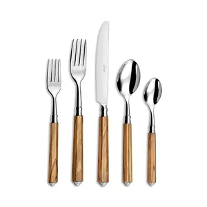CAPDECO Galaxie 5 Piece Place Setting Olive Wood