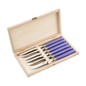 CAPDECO Helios Steak Knives, Set Of 6 - Violet