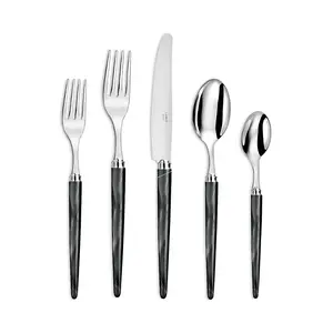 CAPDECO Tang 5 Piece Place Setting - Black