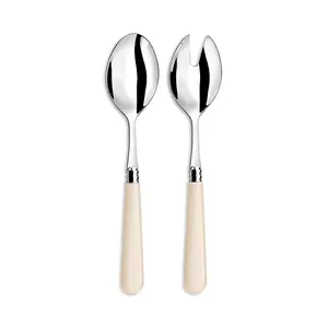 CAPDECO Helios Salad Servers - Ivory
