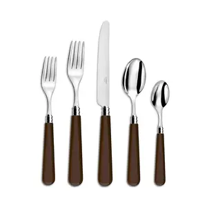 CAPDECO Altea 5 Piece Place Setting Chocolate