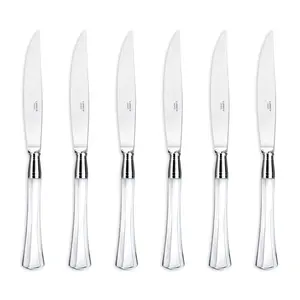 CAPDECO Venus Steak Knives, Set Of 6 - Crystal
