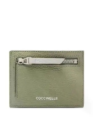 COCCINELLE Loreen Monogram-pattern Card Holder - Green
