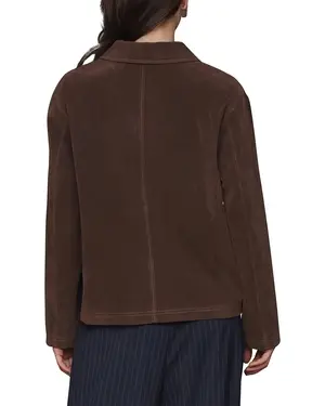 Avec Les Filles Faux Suede Barn Jacket