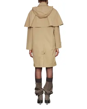 Avec Les Filles Cape Rain Coat