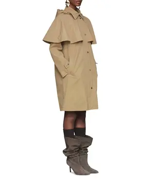 Avec Les Filles Cape Rain Coat
