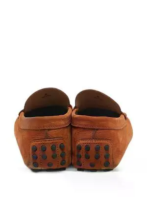 TOD'S Nubuck Leather Driver Loafer