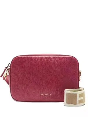 COCCINELLE Tebe Pebbled-leather Crossbody Bag