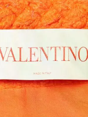 Valentino Garavani Tweed Embellished Jacket And Skirt Set