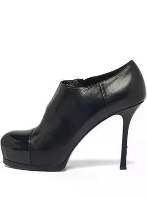 Saint Laurent Tribute Leather Boots - Black