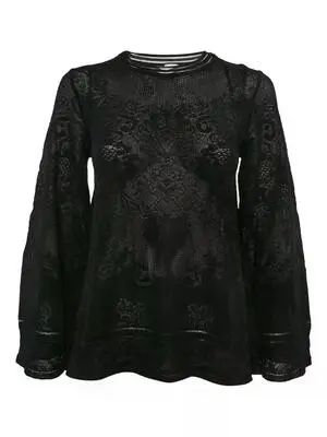 Missoni Flared-pattern Long-sleeve Blouse