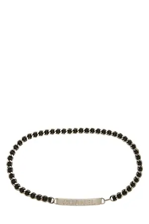 Chanel Logo Chain Link Belt - Black