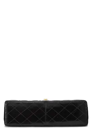 Chanel Quilted Patent Half Flap
