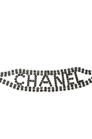 Chanel Crystal Logo Chain Belt
