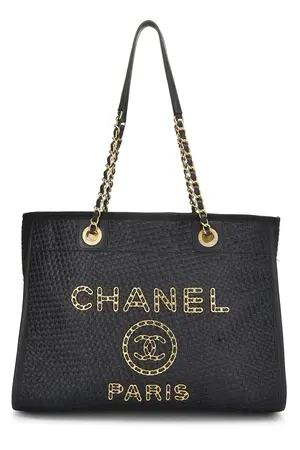 Chanel Woven Raffia Deauville