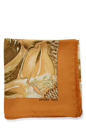 Hermès Multicolor 'rocaille' Silk Scarf 90