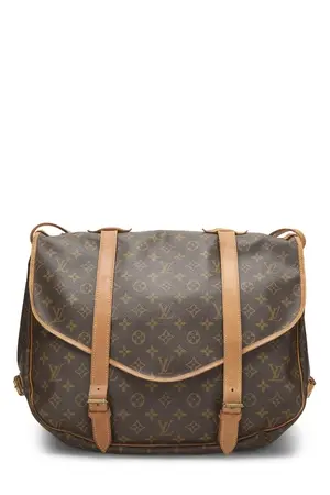 LOUIS VUITTON Monogram Saumur 43