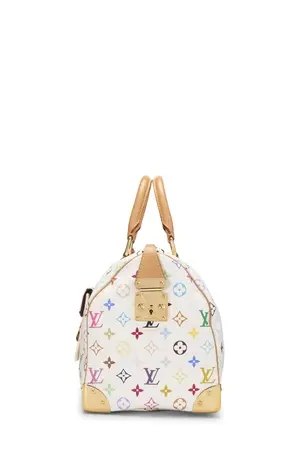 LOUIS VUITTON Takashi Murakami Monogram Multicolore Speedy 40 - White