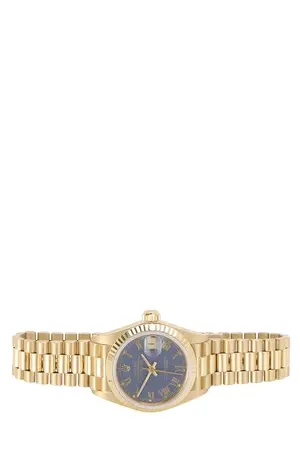 Rolex 69178 Yellow Gold Roman Dial President - Blue