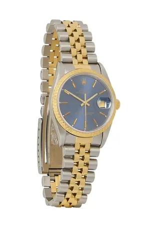 Rolex Stainless Steel Oyster Perpetual Datejust 34mm - Blue