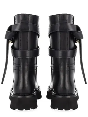 Moschino Tie-me Boots - Black