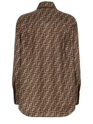 Fendi Silk Shirt - Brown